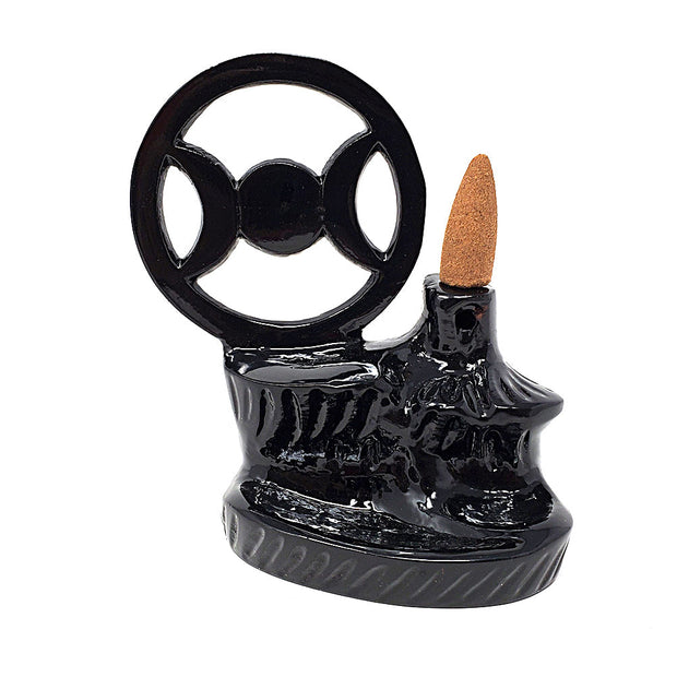 Triple Moon Backflow Cone Burner | Metaphysical Works